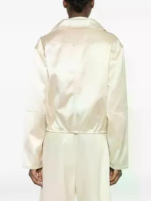Nanushka Boxy Funnel Neck Jacket