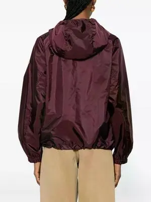 Moncler Coquelicot Hooded Zip Jacket