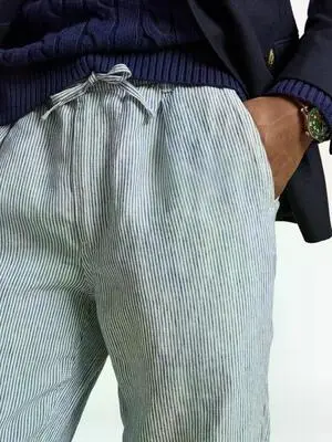 Polo Ralph Lauren Striped Drawstring Trousers - Blue