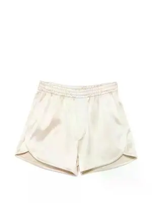 Nanushka Elastic-waistband Shorts - Neutrals
