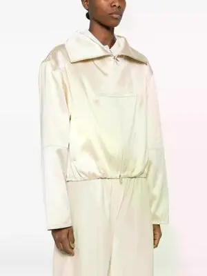 Nanushka Boxy Funnel Neck Jacket