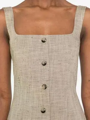 Nanushka Tailored Square Neck Vest