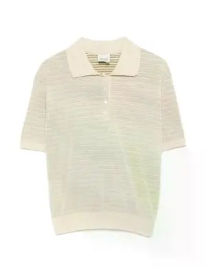 Nanushka Ceneca Polo Shirt - Neutrals