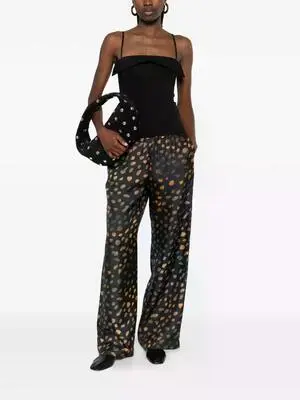 Nanushka Marinie Square-neck Top - Black