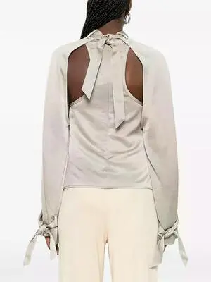 Nanushka Detachable-bolero Tie-detail Top