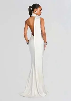Retrofete Kelsa Maxi Dress Ivory