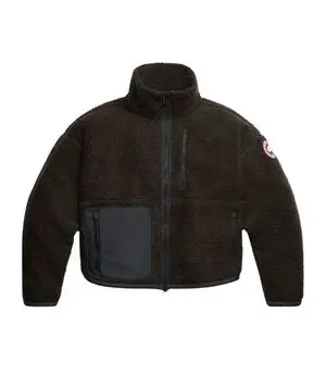 Canada Goose Simcoe Zip Up Fleece Sweater - Brown