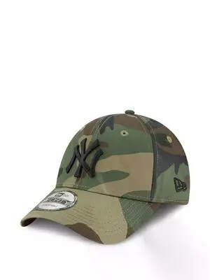 New Era Camouflage-Printed Logo Cap Green