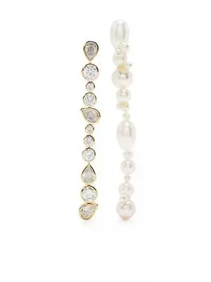 Completedworks Glitch Drop Earrings - Silver