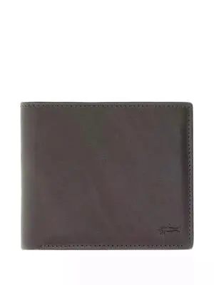 Paul & Shark Leather Bi-fold Wallet - Grey