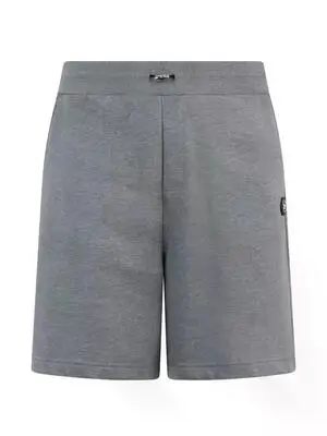 Philipp Plein Logo-patch Cotton Shorts