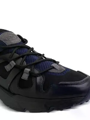 TOD'S Lacing Panelled Sneakers - Black