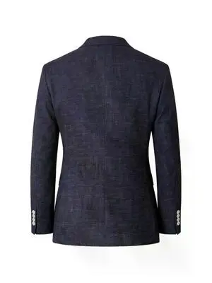 BOSS Button Single-breasted Blazer - Blue