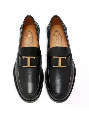TOD'S Leather Loafers - Black