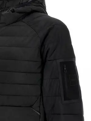 BOSS Quilted Hooded Down Jacket - Black