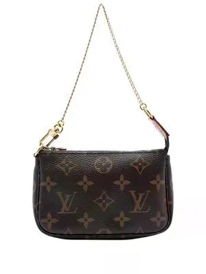 LOUIS VUITTON 2020 Monogram Mini Pochette Accessoires - Brown
