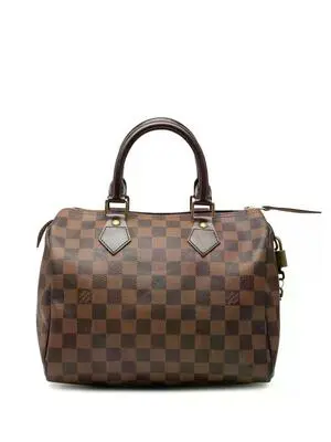 LOUIS VUITTON 2011 Damier Ebene Speedy 25 Boston Bag