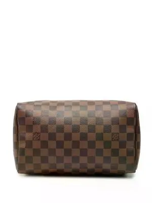 LOUIS VUITTON 2011 Damier Ebene Speedy 25 Boston Bag