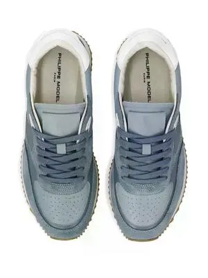 Philippe Model Low Leather Trainers - Blue
