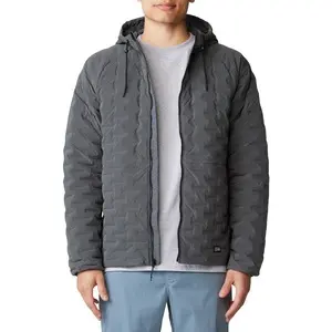Mountain Hardwear Stretchdown™ 700 Fill Power Down Light Hooded Jacket - Volcanic Heather