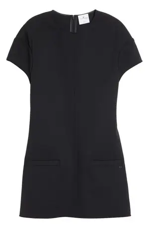 COURREGES Heritage Crepe Minidress - Black
