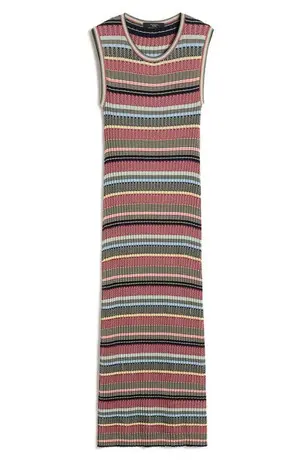 Max Mara Stripe Knit Tank Dress - Multicolour