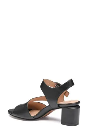 Johnston & Murphy Slingback Sandal - Black Nappa Leather