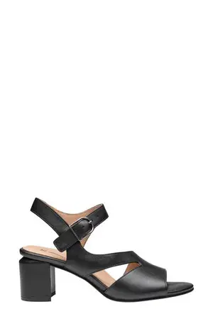 Johnston & Murphy Slingback Sandal - Black Nappa Leather