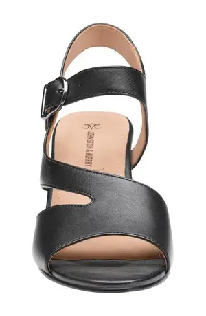 Johnston & Murphy Slingback Sandal - Black Nappa Leather
