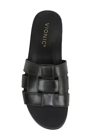Vionic Glendora Slide Sandal - Black
