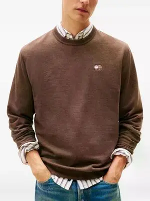Tommy Hilfiger Logo Sweatshirt - Brown
