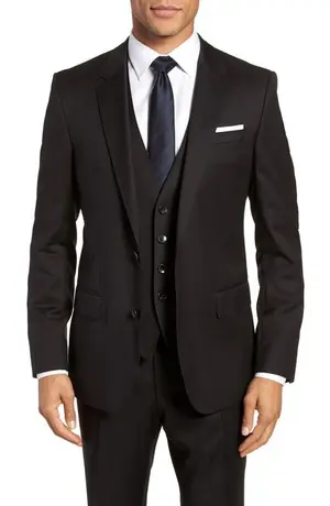 BOSS Hayes Cyl Slim Fit Solid Wool Sport Coat
