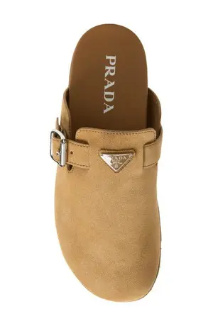Prada Buckled Mule