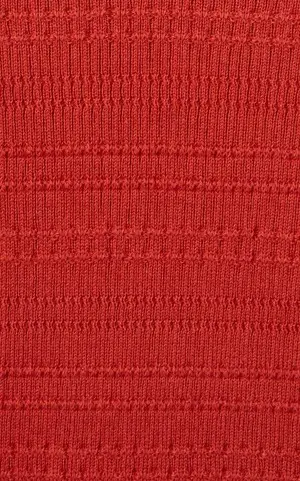 La DoubleJ Picket Polo Top - Solid Terra