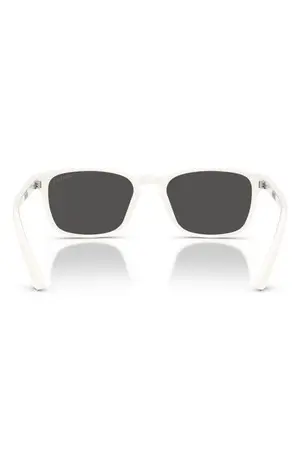 Prada 52mm Pillow Sunglasses - White/dark Grey