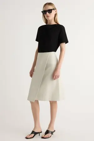 Modern Citizen Organic Cotton Cowl-neck Tee