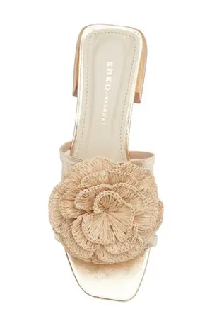 KOKO + PALENKI Ana Floral Slide Sandal