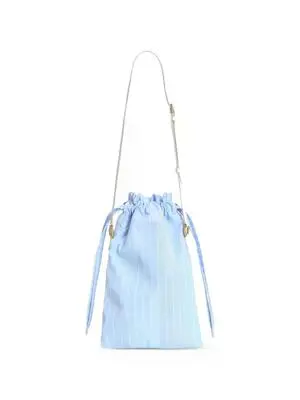 Dolce & Gabbana Striped Bucket Bag - Blue