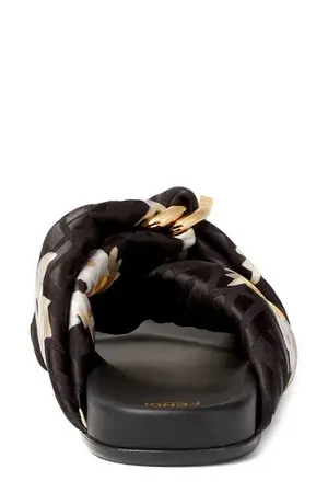 Fendi Feel Knot Slide Sandal