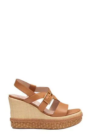 Johnston & Murphy Addison Asymmetric Slingback Wedge Sandal