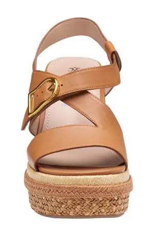 Johnston & Murphy Addison Asymmetric Slingback Wedge Sandal