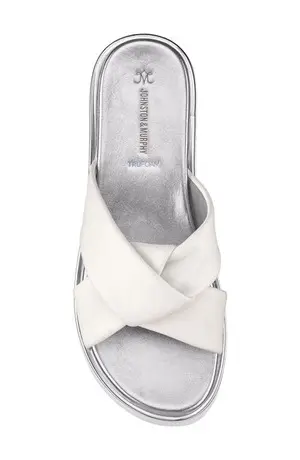 Johnston & Murphy Mitzi Platform Wedge Slide Sandal