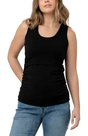 RIPE MATERNITY Organic Nursing Tank - Black