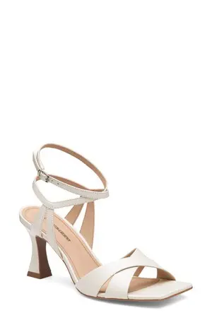 Johnston & Murphy Christine Ankle Strap Sandal - White Glove Leather