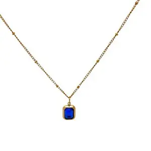 GEMINI JEWELRY Rectangular Pendant Necklace