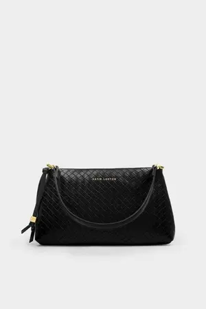 KATIE LOXTON Nova Woven Texture Clutch