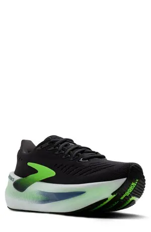 Brooks Glycerin Max 2 Hybrid Running Shoe - Phantom/white/green Gecko