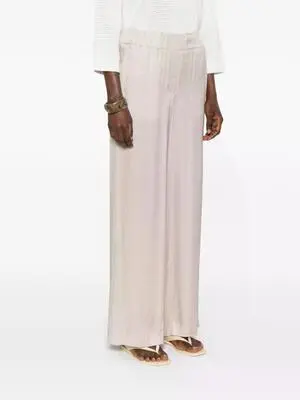 Peserico Printed Wide-leg Trousers