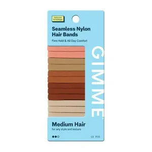 GIMME BEAUTY Hair Bands Seamless Nylon - Brown