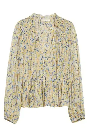 Ulla Johnson Leandra Floral Long Sleeve Top